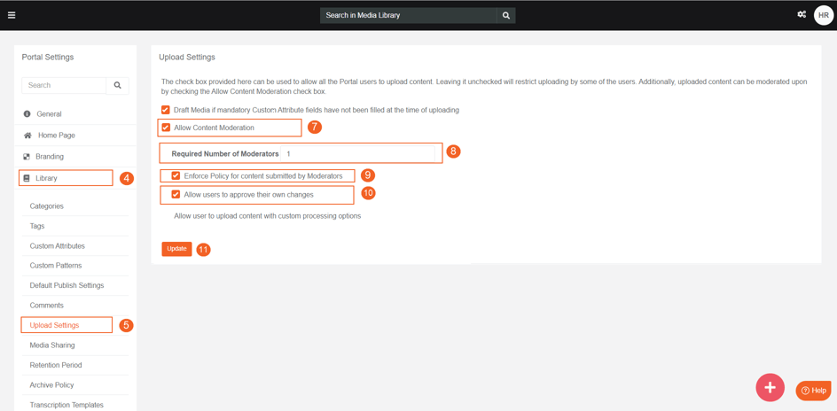 How to Configure Portal's Content Moderation Policy